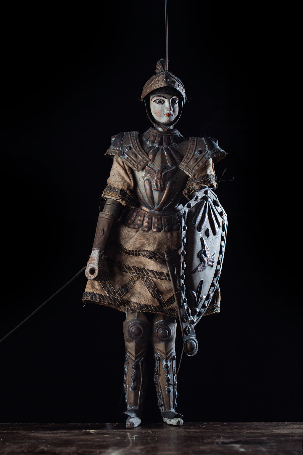 Early 1900s Sicilian Carved Wood Opera De Pupi Knight Marionette Puppe ...