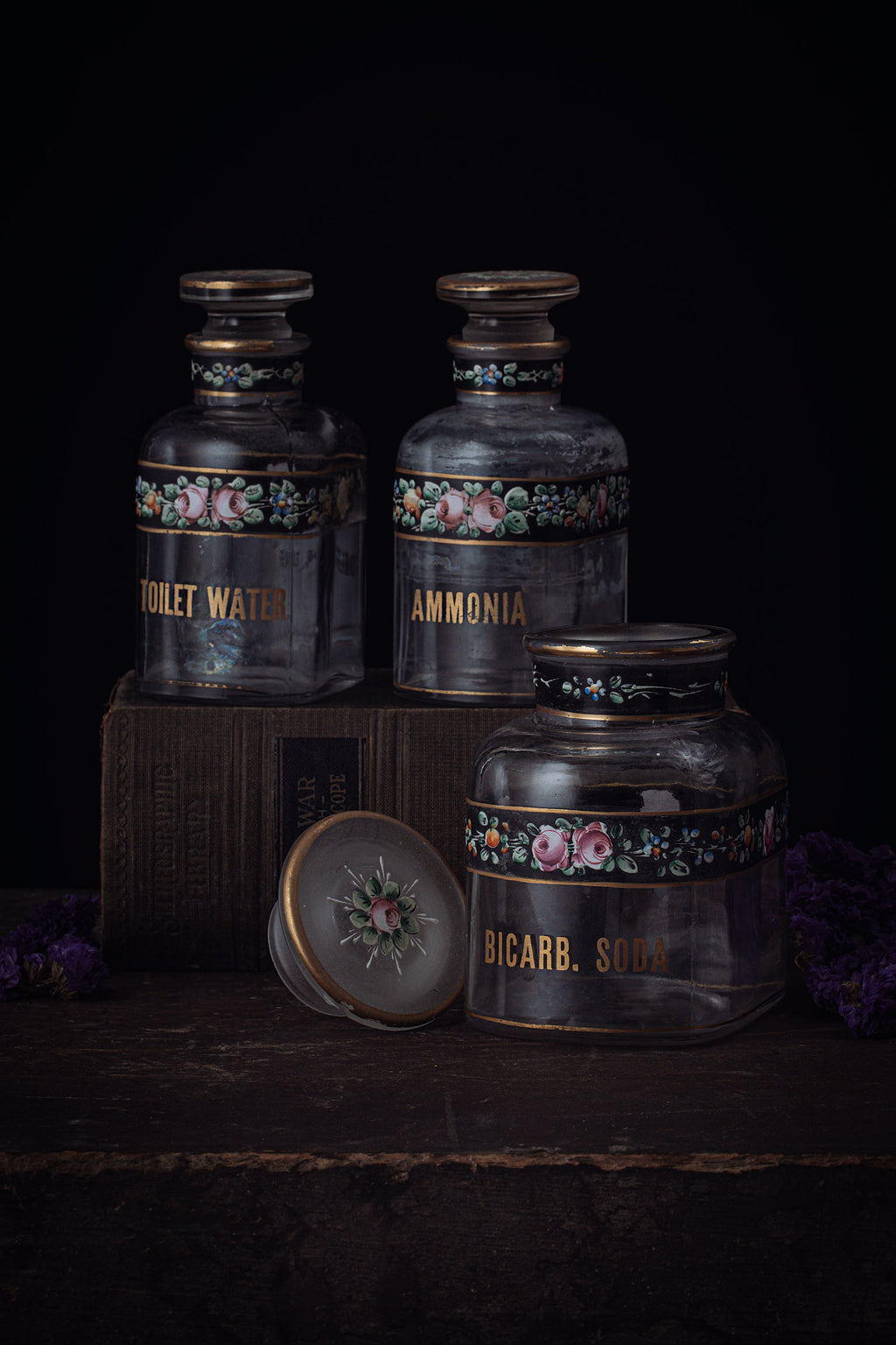 Early 1900s Cruet Style Vanity Jars – The Veiled Mirror