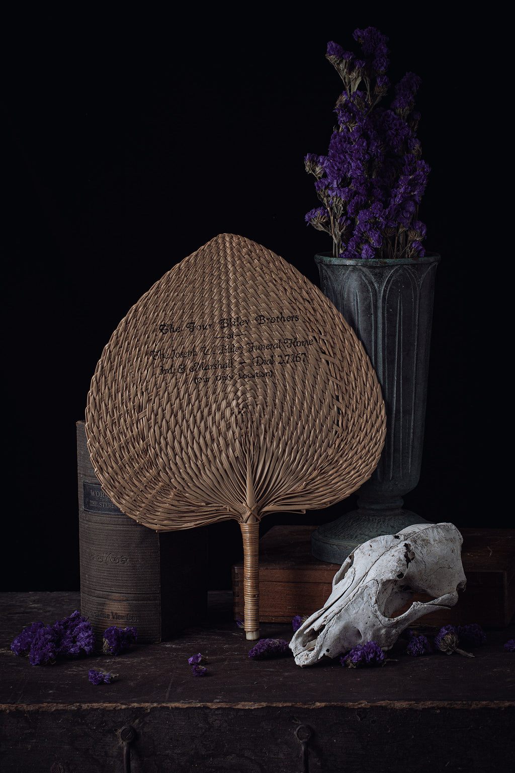 Richmond's own Bliley Funeral Home Hand Fan – The Veiled Mirror